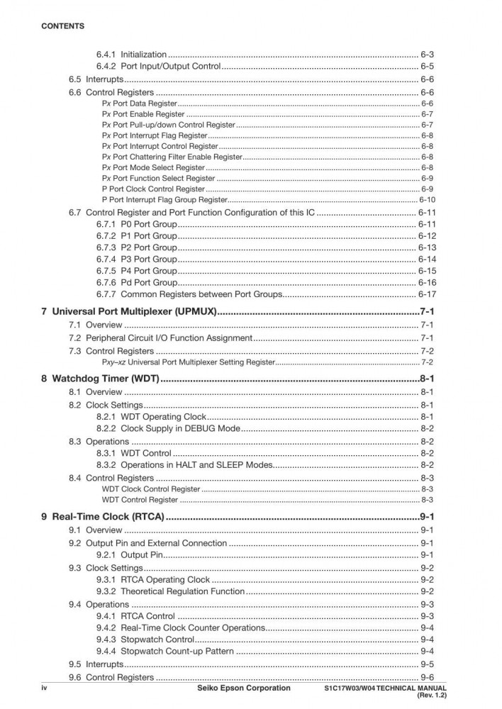 EPSON technical document page 6