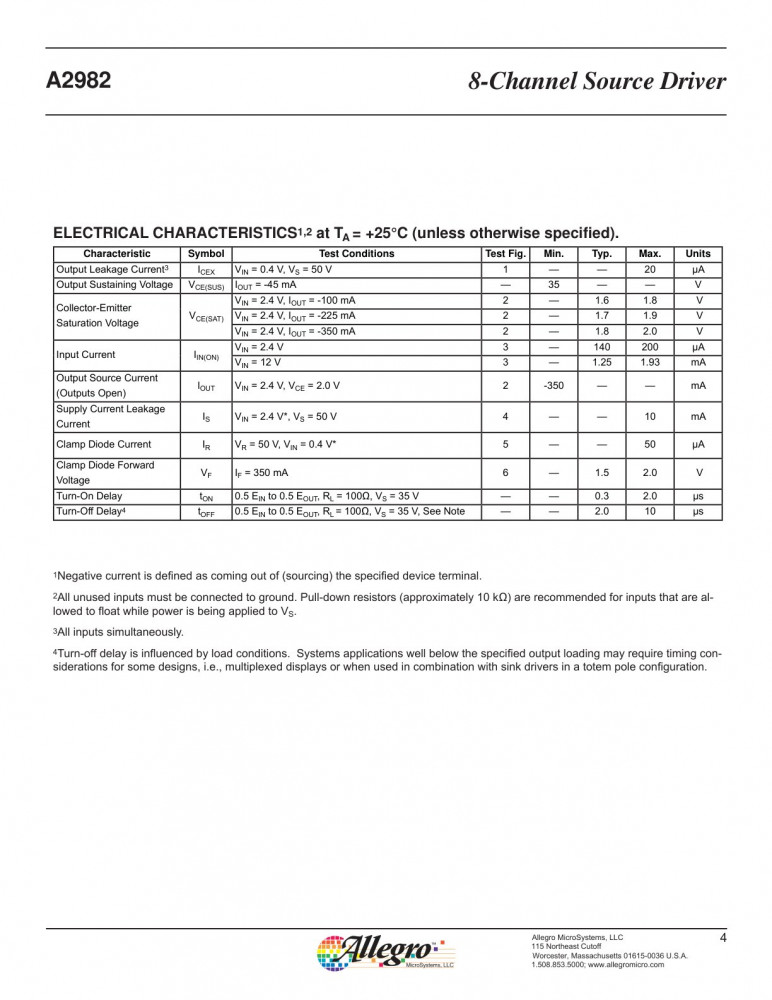 A2982SLWTR-T datasheet page 4