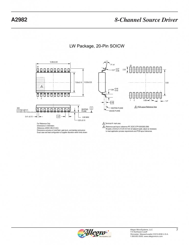 A2982SLWTR-T datasheet page 7