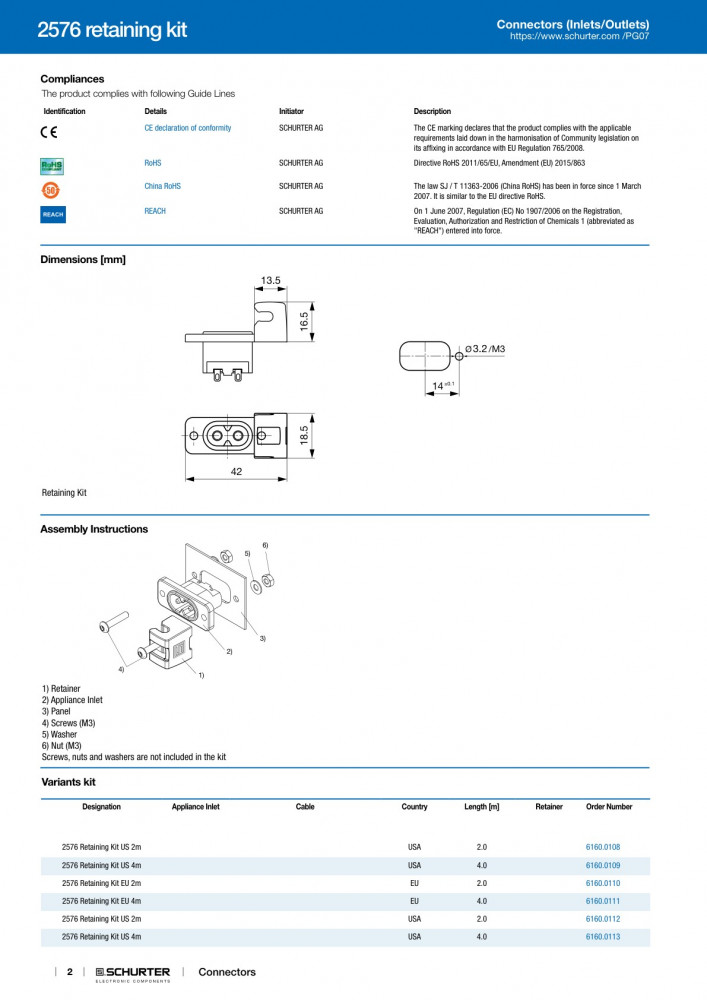 SCHURTER 6160.0118 product document page 2
