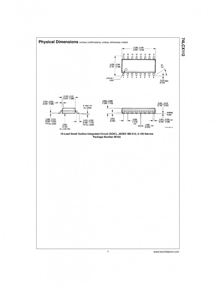 74LCX112 datasheet page 8