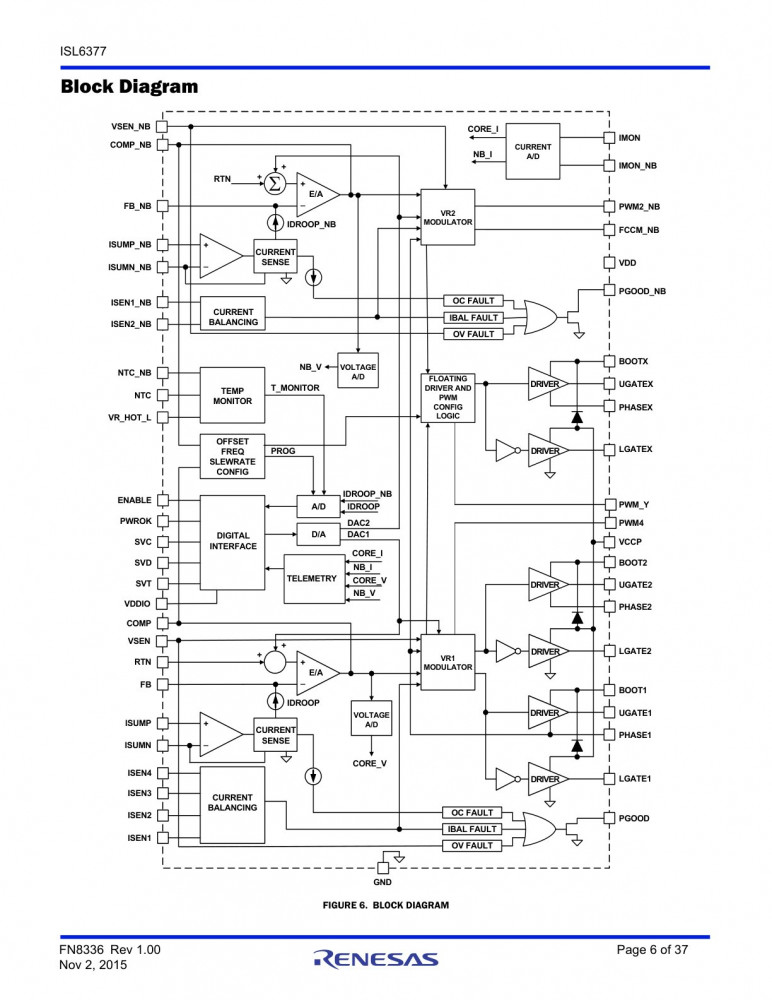 ISL6377IRZ technical document page 6