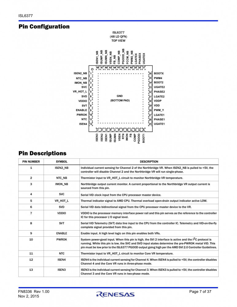 ISL6377IRZ technical document page 7