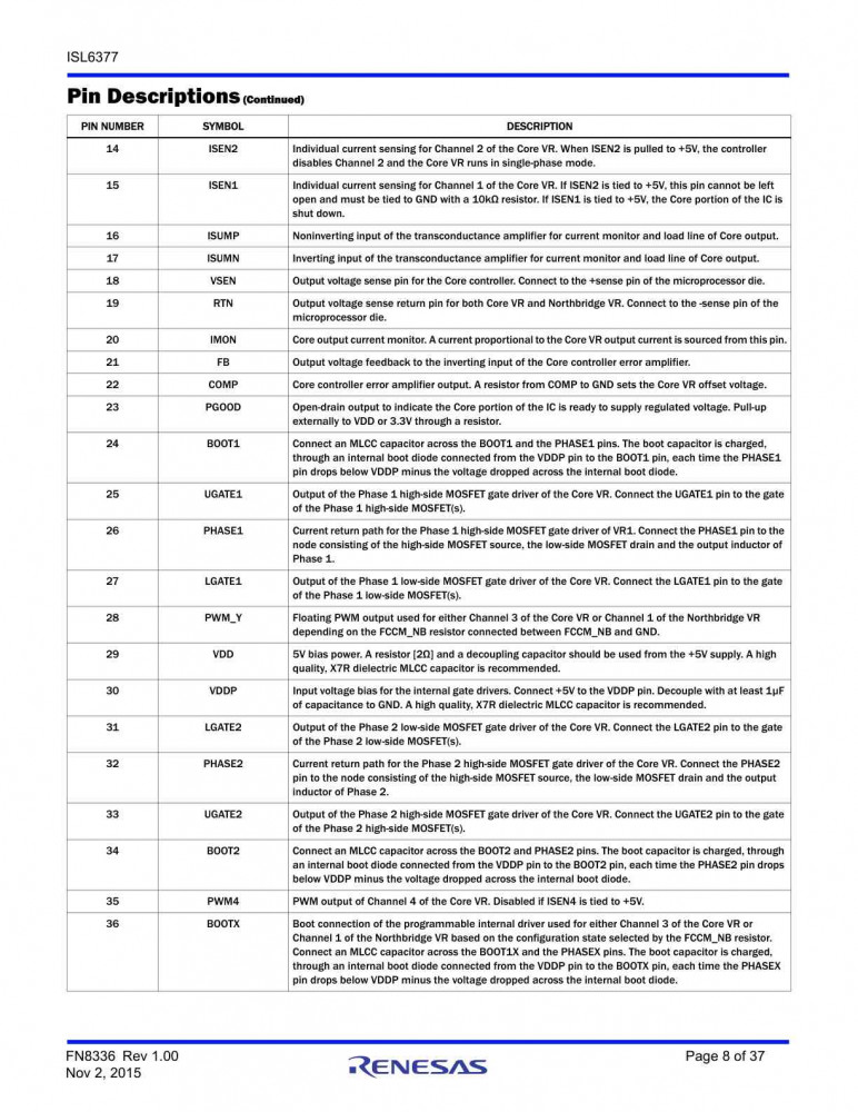 ISL6377IRZ technical document page 8