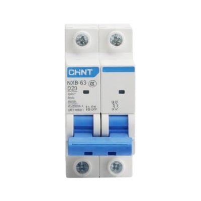 CHINT NXB-63 2P D2A Miniature Circuit Breaker