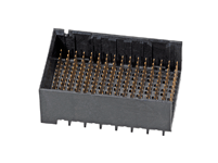 Impact 100 Ohm 4 Pair Vertical Backplane Header, Unguided, Left Endwall,  16 Columns, 192 Circuits, Pin Length 4.90mm, Plated Through Hole Dimension 0.39mm, Lead-Free for sale