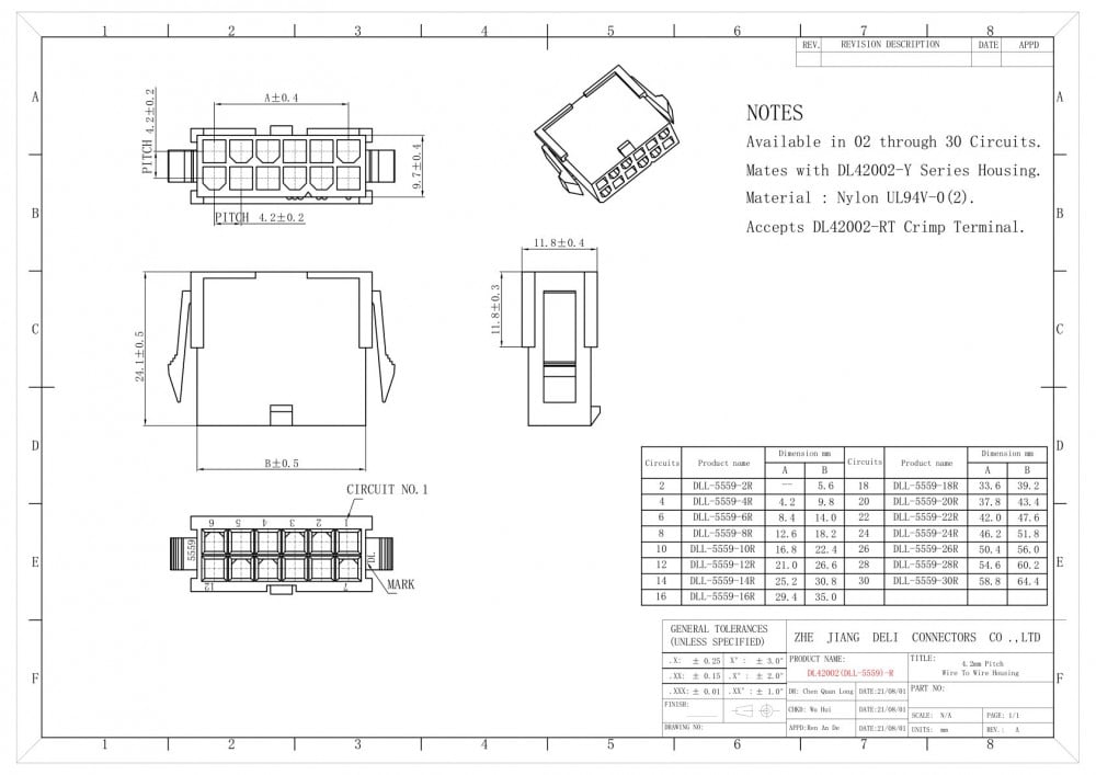 DLL connector drawing page 4
