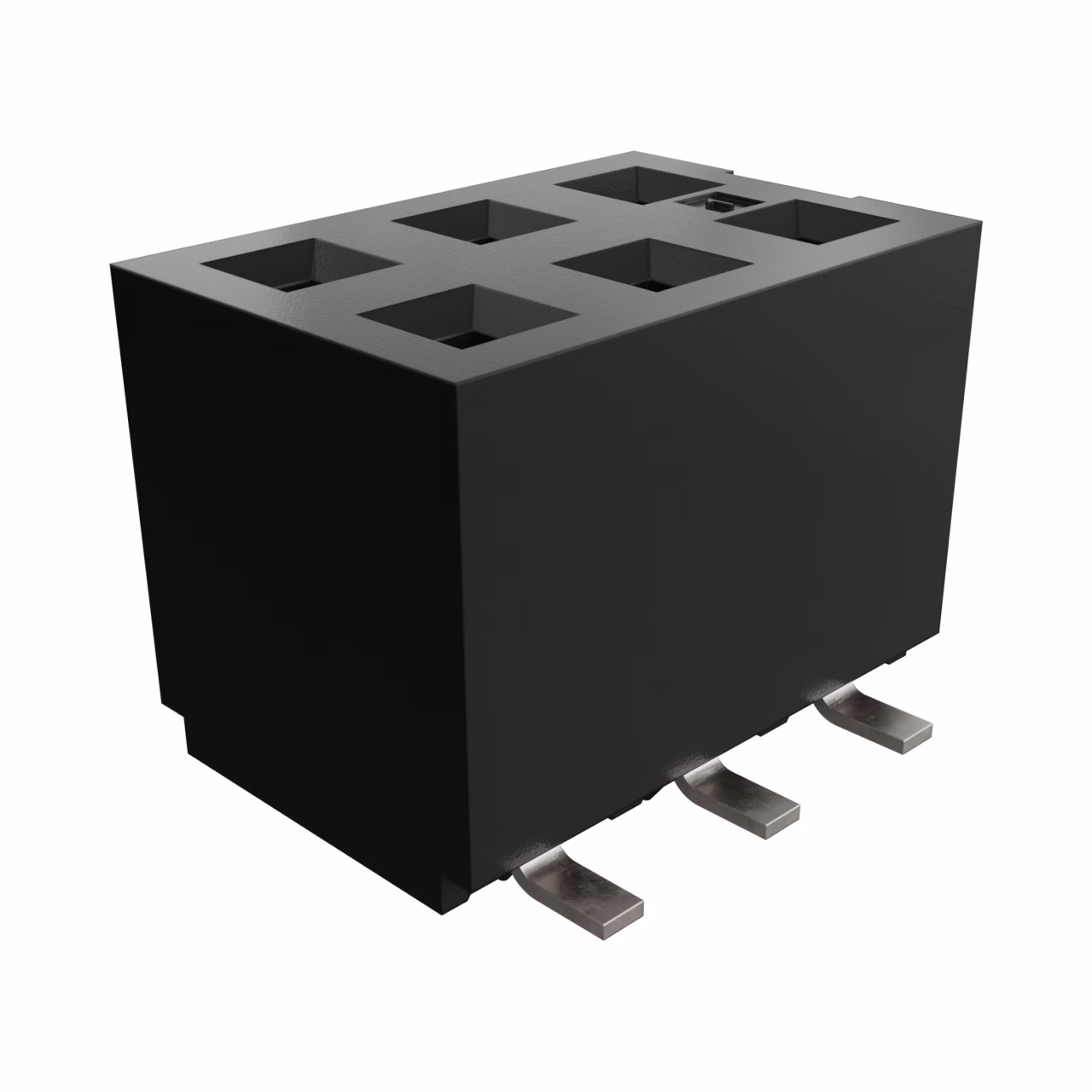 Milli-Grid Receptacle, Surface Mount, Vertical, Top Entry, with Plastic Pegs, with Cap, Tape and Reel, 2.50µm Tin (Sn) Plating, 8 Circuits, Lead-Free