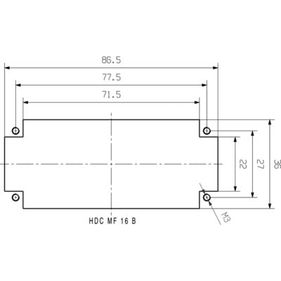 WEIDMULLER 1110890000 Heavy Duty Connector Frame