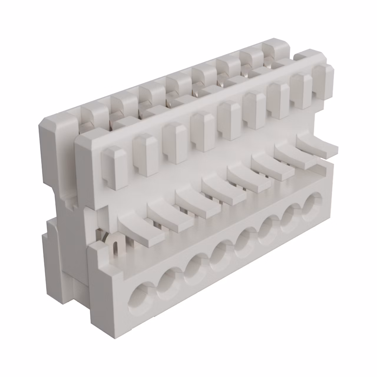 Appli-Mate RAST 2.5 IDT Housing, 2.50mm Pitch, Direct/Indirect, Female, 13 Circuits, All Position Keys, Voided Circuits 4, 6, 8, 10 and 12