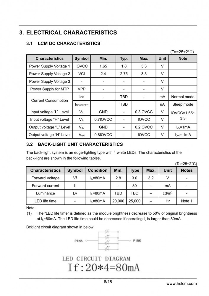 HS24CG003-ARX datasheet page 6