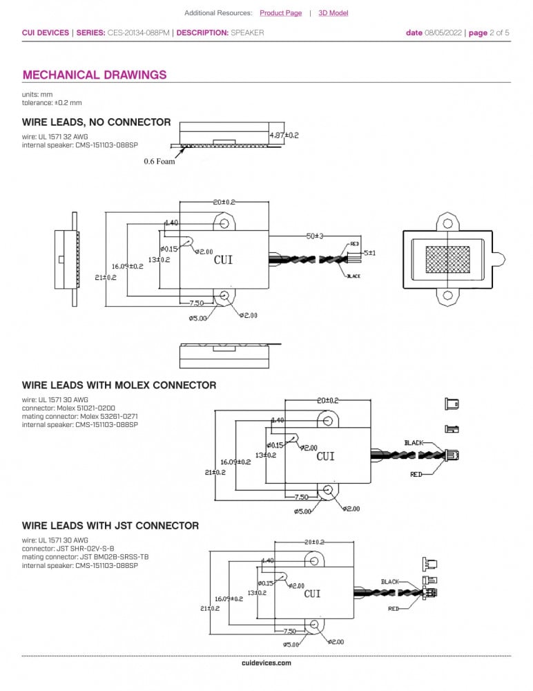 CES-20134-088PMA datasheet page 2