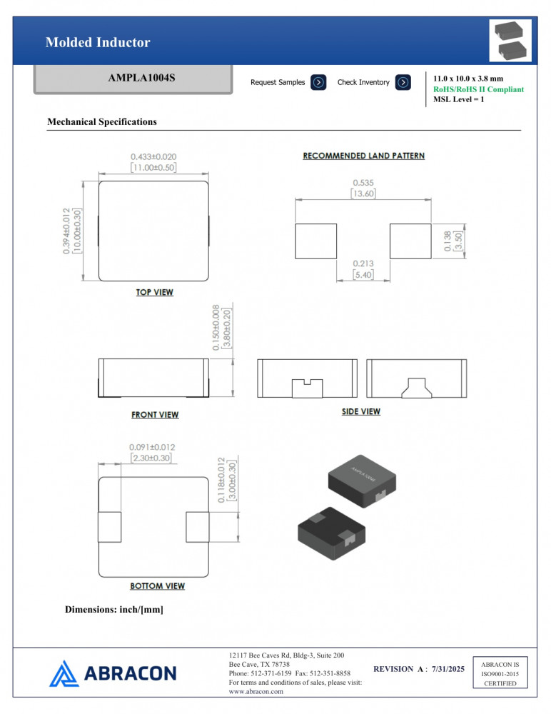 AMPLA1004S product document page 3