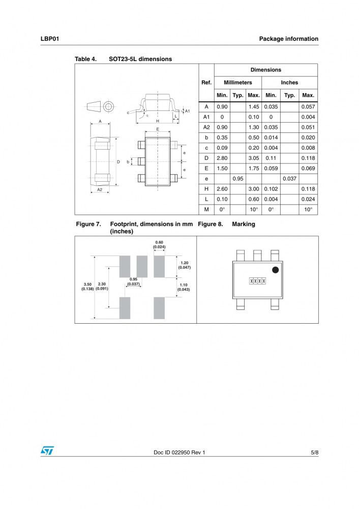 LBP01 series datasheet page 5