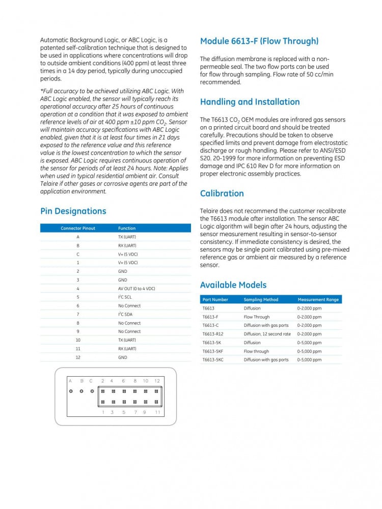 T6613-5KC technical document page 3