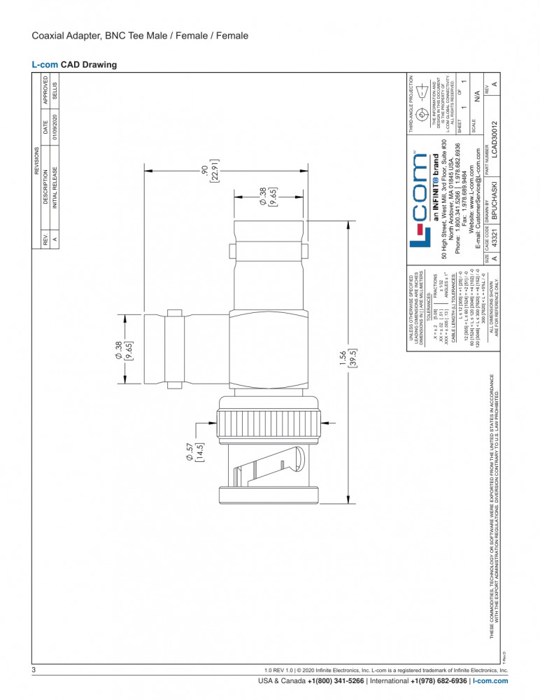 L-com LCAD30012 datasheet page 3