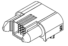 2.00mm, 3.00mm, 5.50mm Pitch EXTreme Ten60Power Right-Angle Plug Assembly with Guide Pins, 3 AC Power Circuits, 20 Signal Circuits, 10 DC  Power Circuits