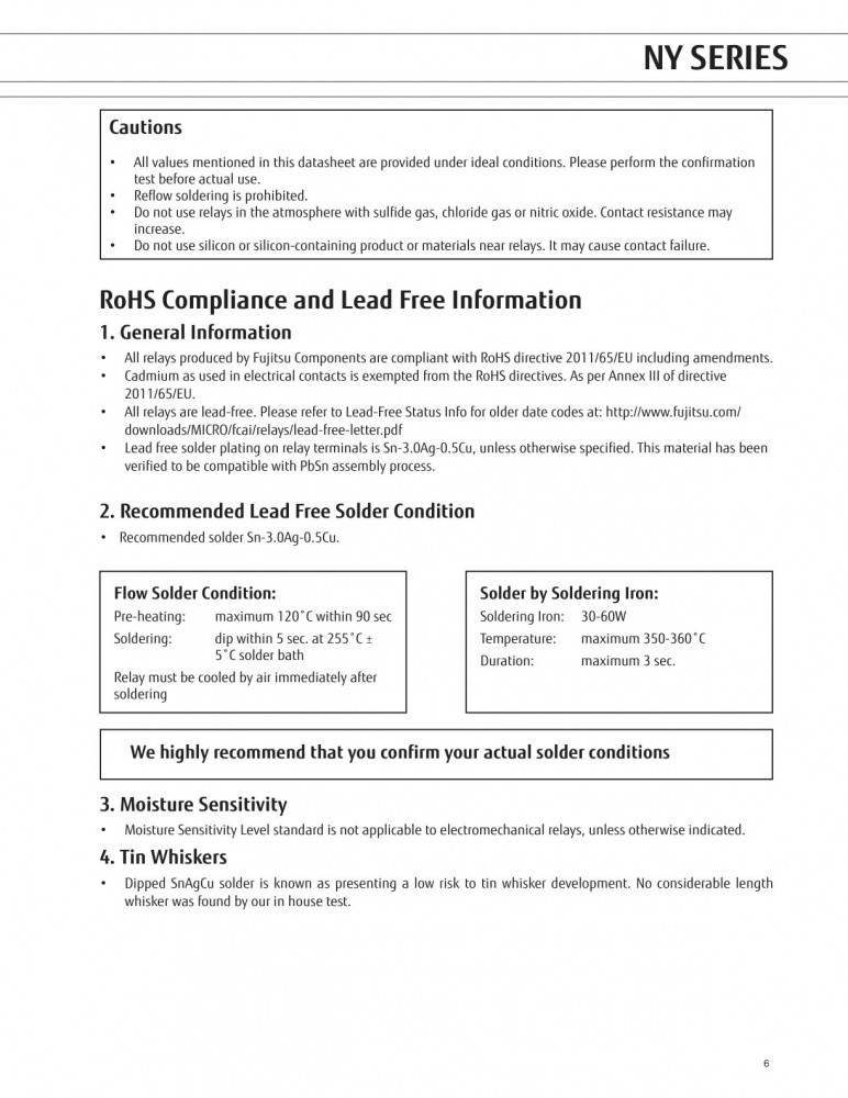 NY Series datasheet page 6