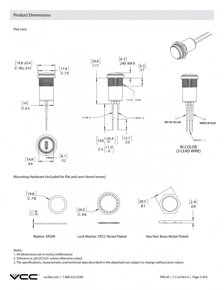 PML50 product document page 5