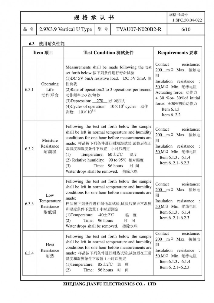 TVAU07-N020B2-R specification page 7