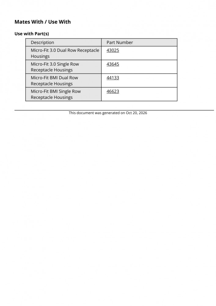 MOLEX 214761 product drawing, page image 3