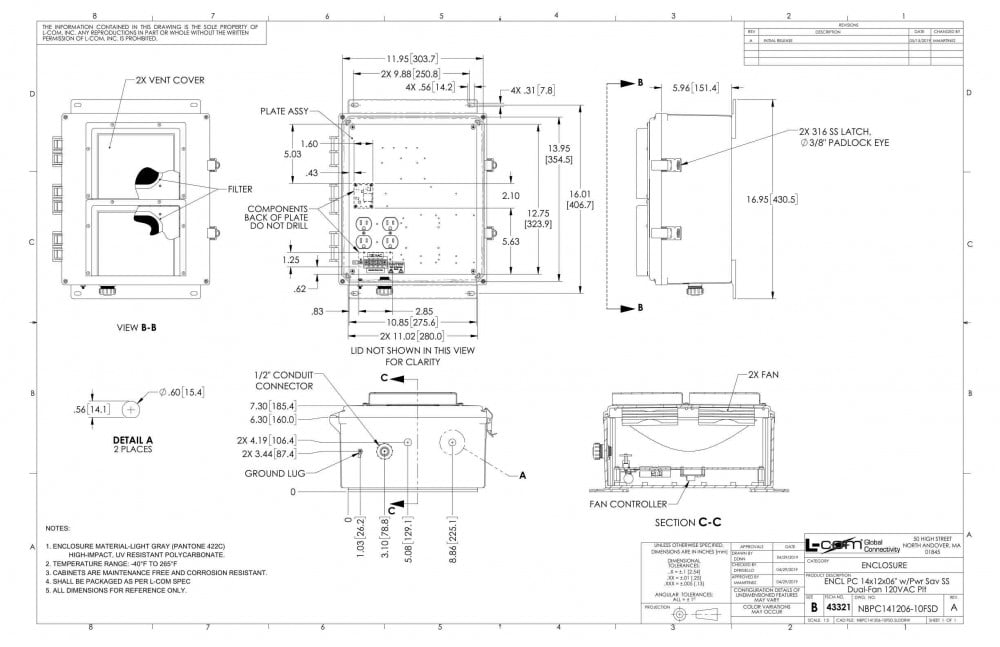 NBPC141206-10FSD technical drawing