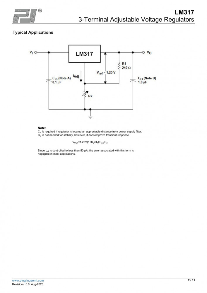 LM317ST datasheet page 2