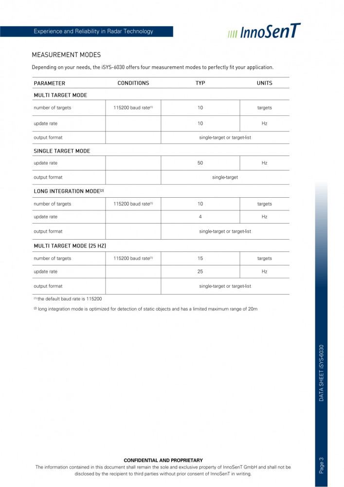 iSYS-6030 technical document page 3