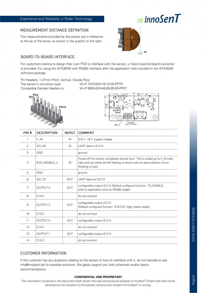 iSYS-6030 technical document page 5