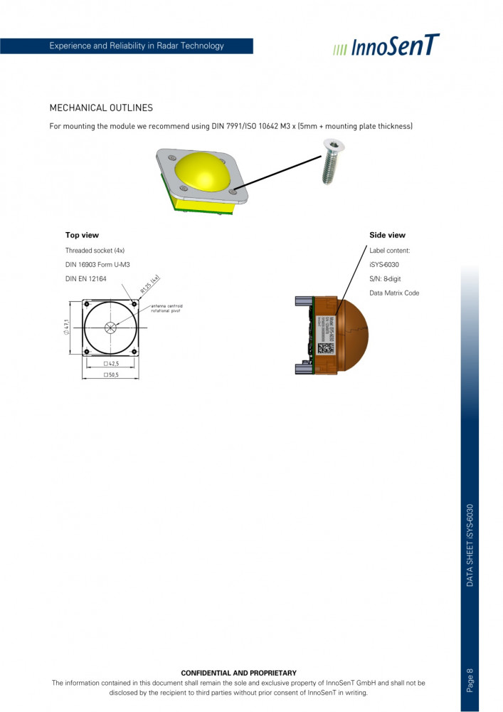 iSYS-6030 technical document page 8