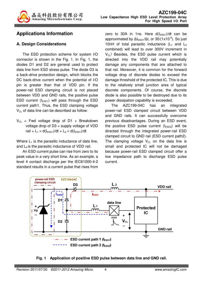AZC199-04C datasheet page 4
