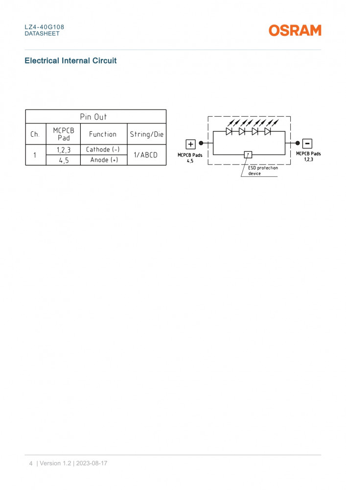 LZ4-40G108 datasheet page 4