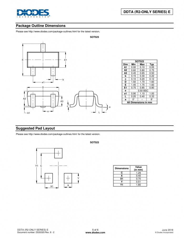 DDTA115GE-7-F datasheet page 5