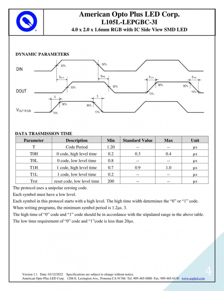 L105L-LEPGBC-3I datasheet page 4