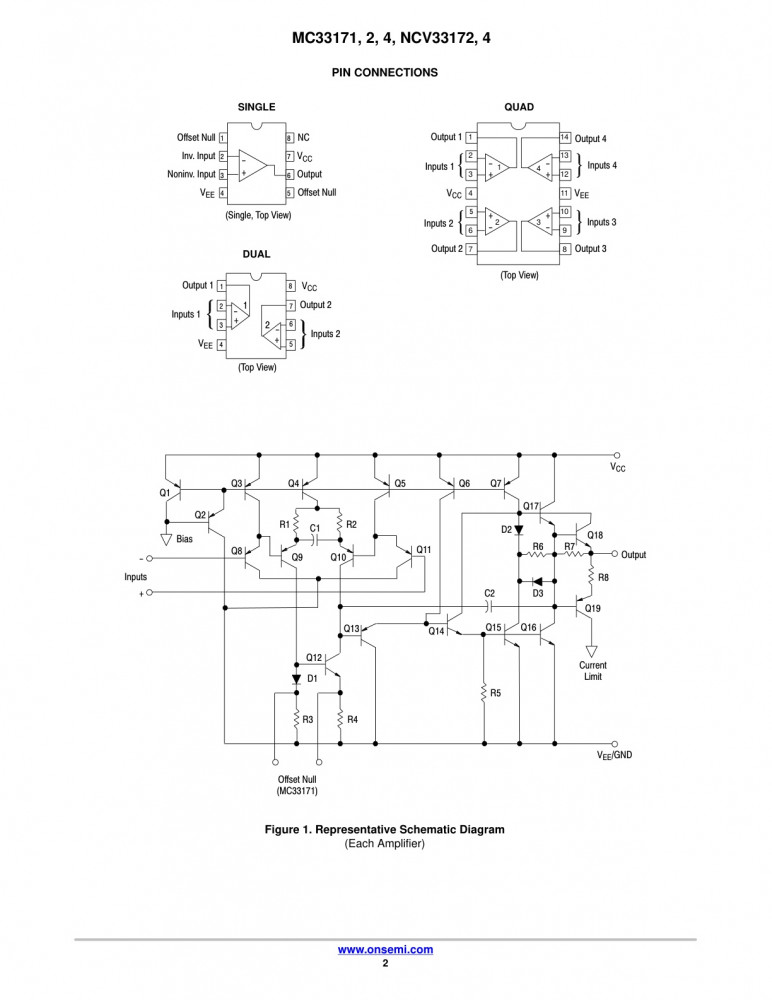 MC33172 datasheet page 2