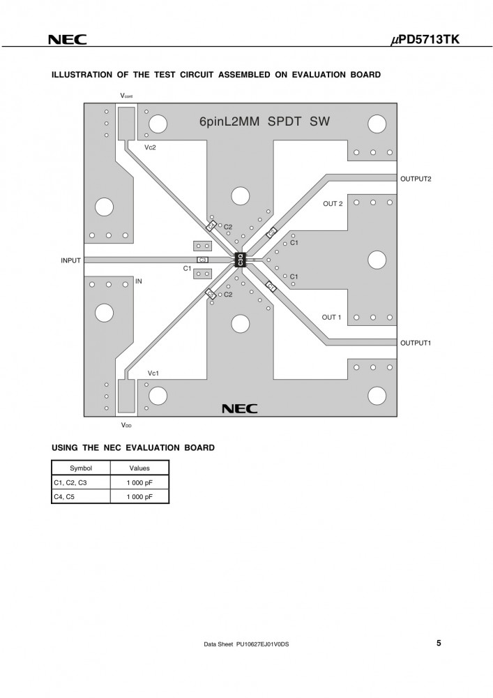 UPD5713TK-E2-A datasheet page 5