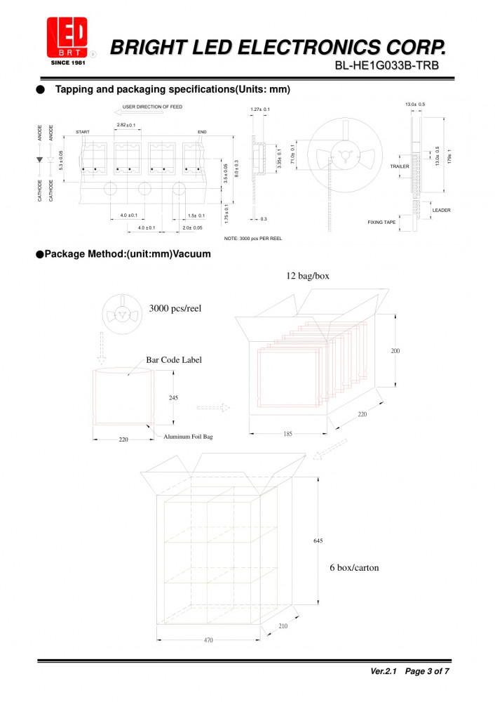 BL-HE1G033B-TRB technical document, page 3