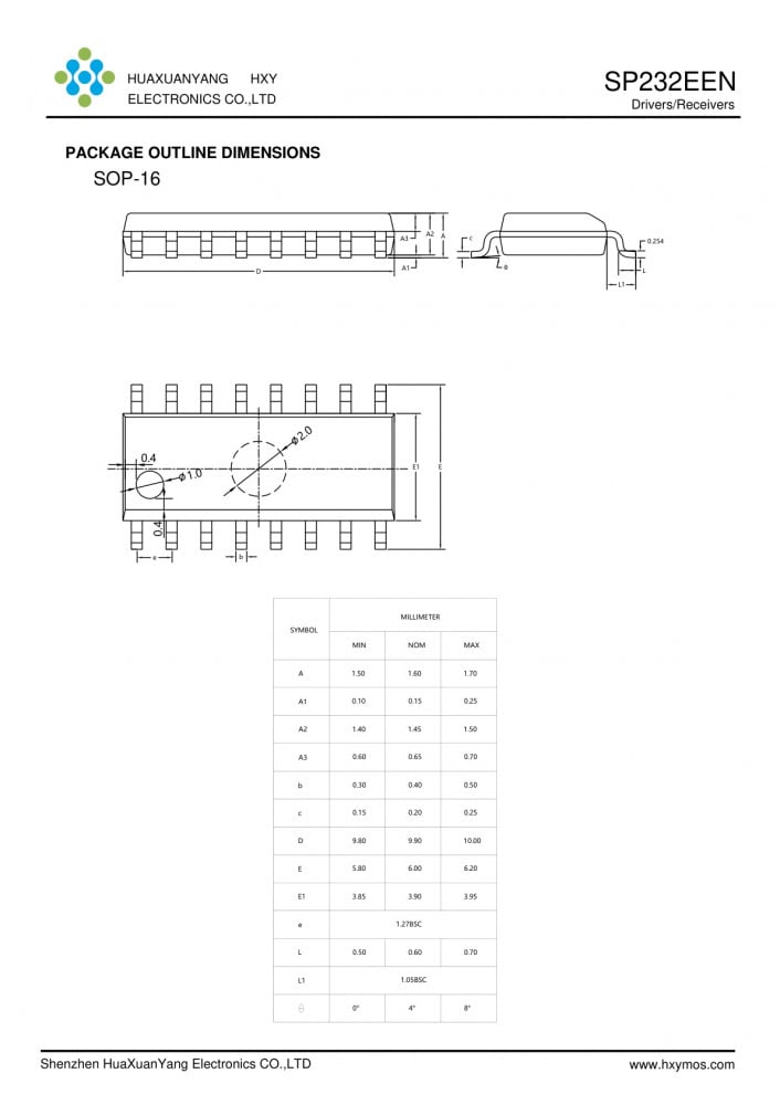 SP232EEN-HXY datasheet page 7