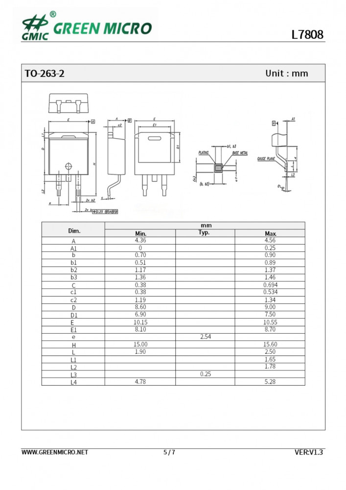 L78M08AGT datasheet page 5