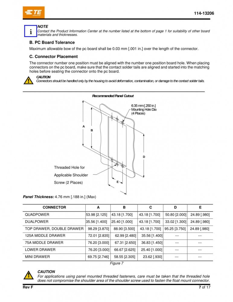 ELCON Drawer Series specification page 7