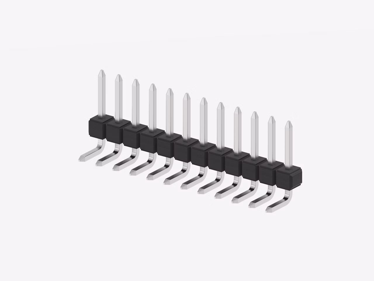 KK 254 Breakaway Header, Right-Angle Surface Mount Compatible, 12 Circuits, Tin (Sn) Plating, Mating Pin Length 6.20mm, Bag for sale