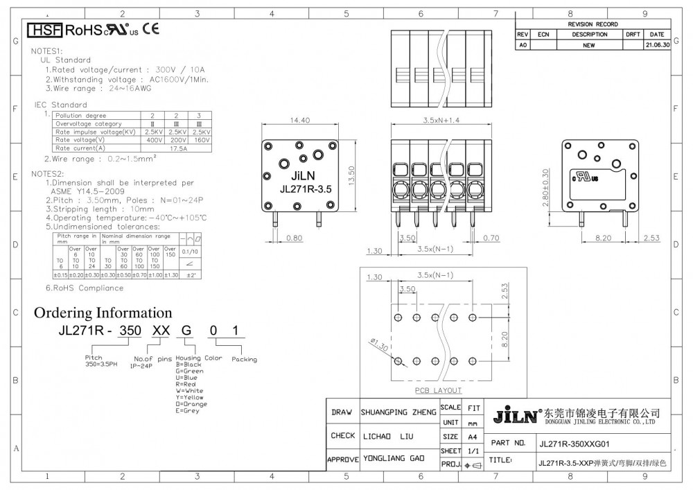 JL271R-35004G01 technical document preview