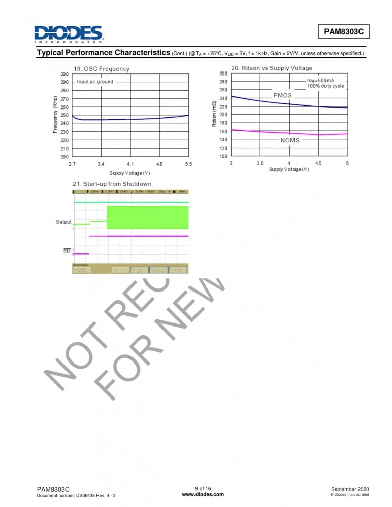 PAM8303CBYC datasheet page 9