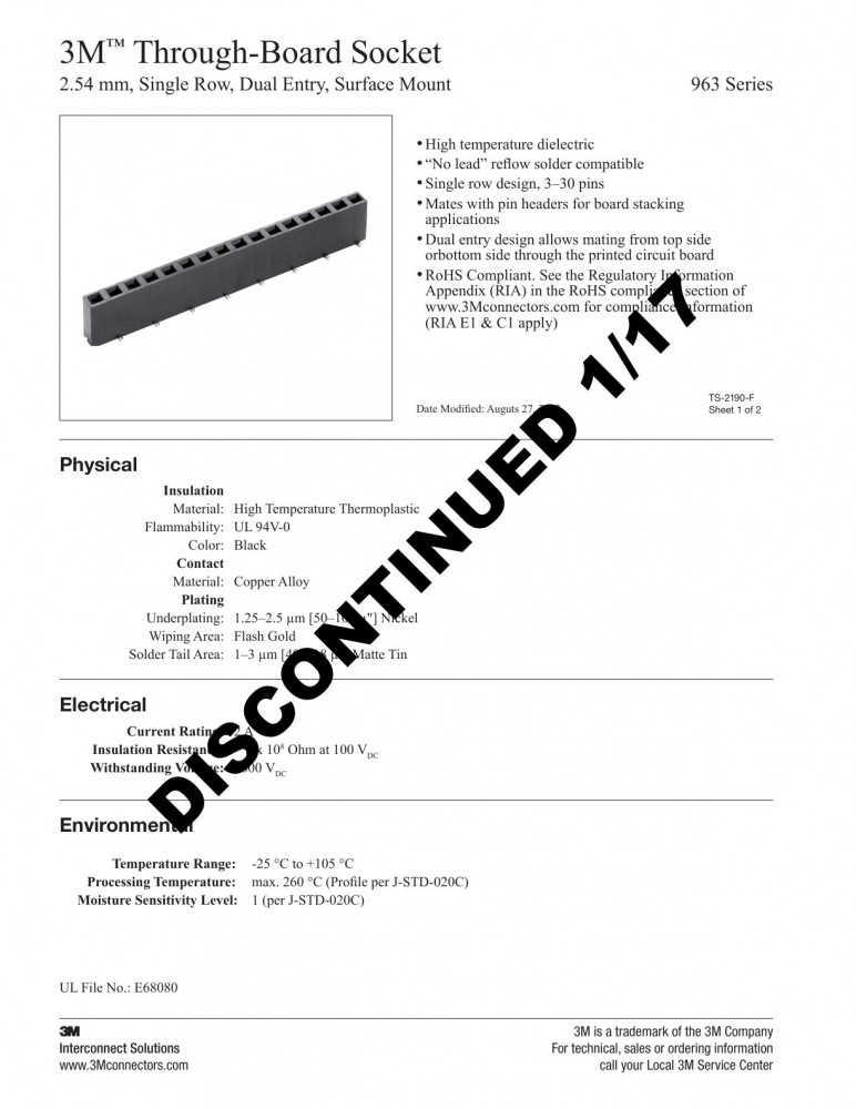 3M 963106-2000-AR-PR technical document page 1