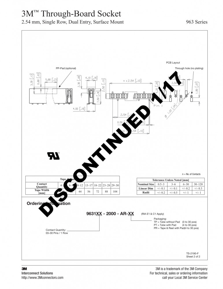 3M 963106-2000-AR-PR technical document page 2