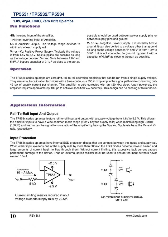 TP5534 datasheet page 10