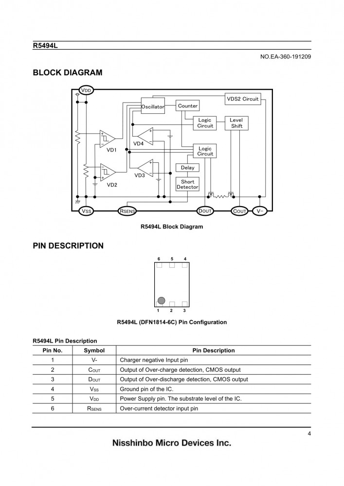 R5494L datasheet page 4