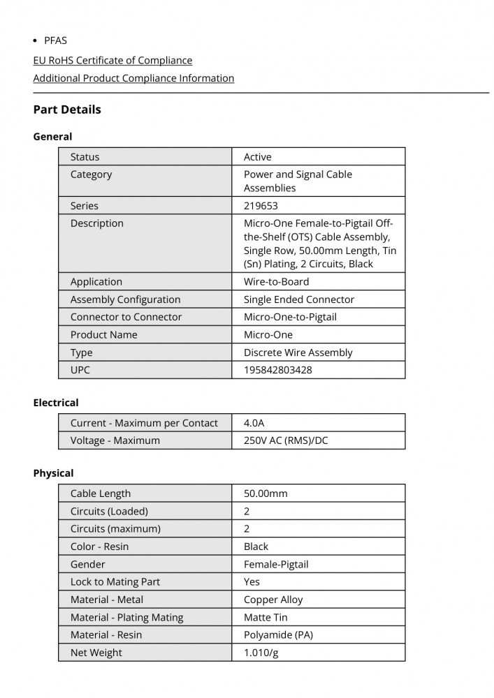 2196531020 product drawing, page 2