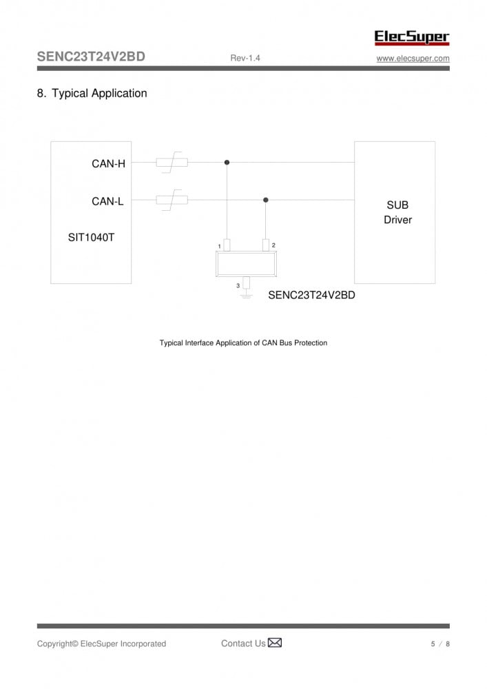 SENC23T24V2BD datasheet page 5