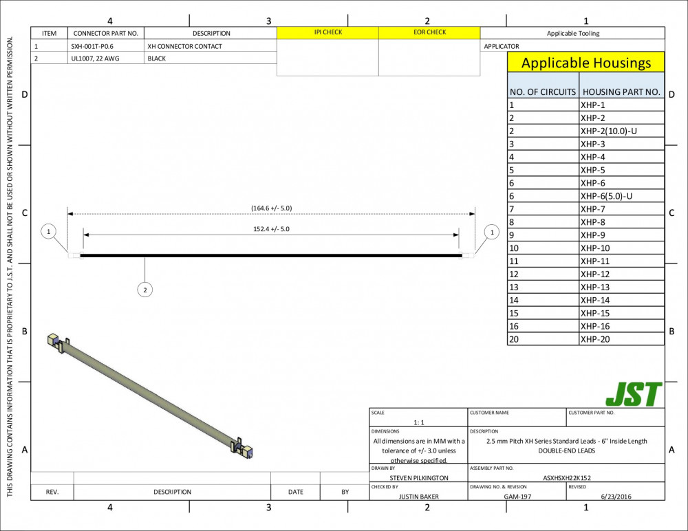 ASXHSXH22K152 technical drawing